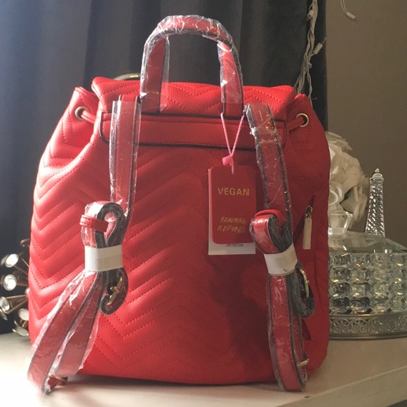 Bags | Red Backpack | Poshmark